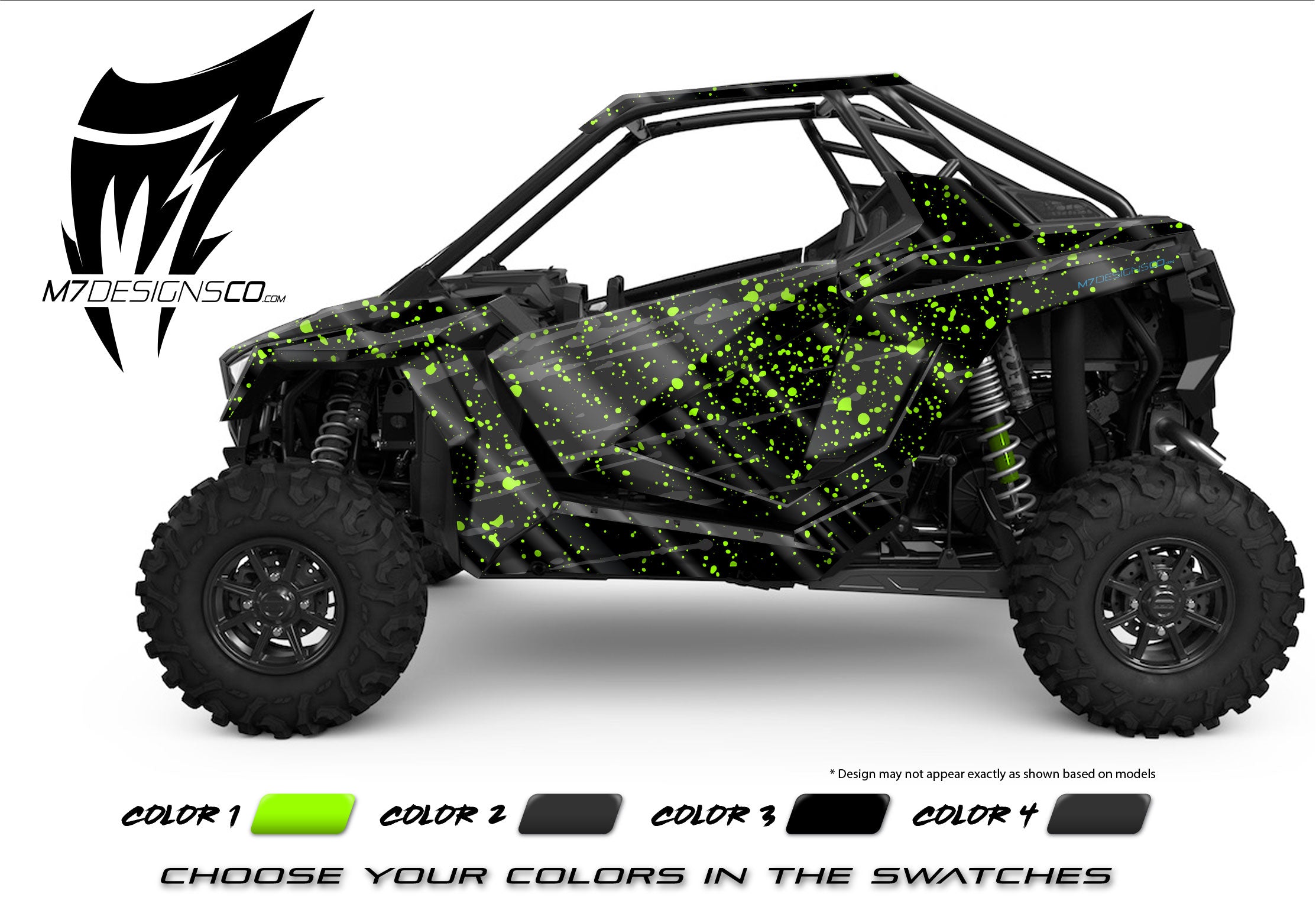 M7 Designs RZR UTV WRAP - SMASH – M7designsco