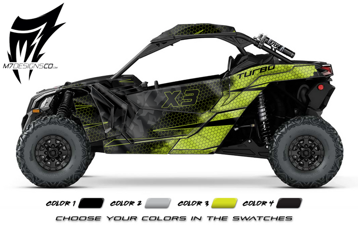 CANAM X3 & X3 MAX Graphics Kits – M7designsco